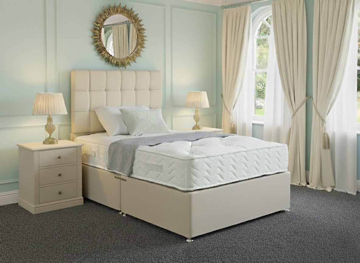 Prime Classic Hotel Contract 1000 Pocket Sprung Divan Bed Set - Prime ...