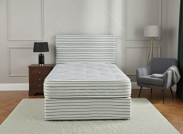 Classic Guest Hotel Contract Coil Sprung Divan Bed Set - Prime Contract ...