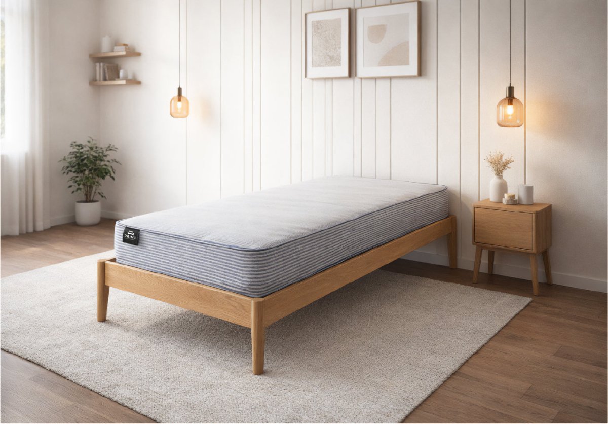 Hostal Contract Open Coil Sprung Flat Panel Mattress - Prime Contract Beds
